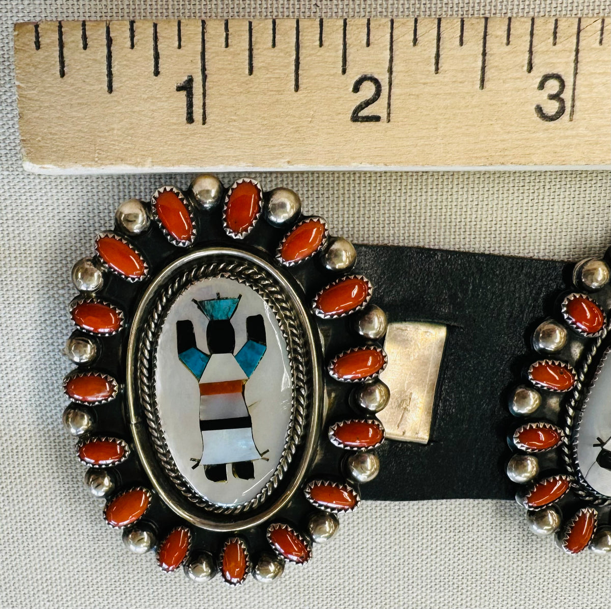 Inlay Kachina Concho Belt – Richardson Trading Post
